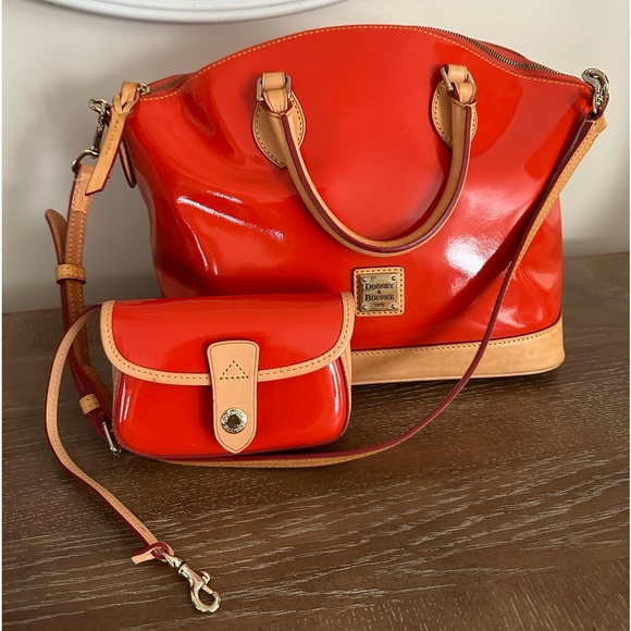 Dooney & Bourke | Bags | Dooney Bourke Patent Leather Handbag ...